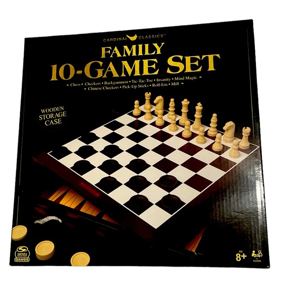 cardinal classics | Toys | Nib Never Opened Family Game Set In Wooden ...